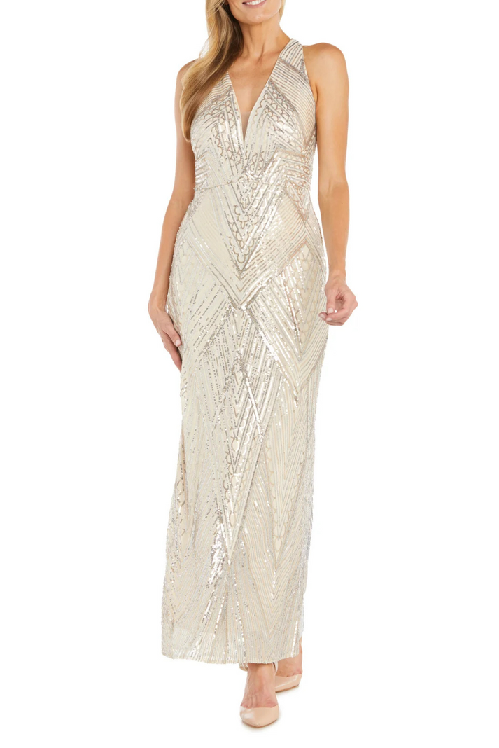 Sequin Geometric Gown – Fashion Forum