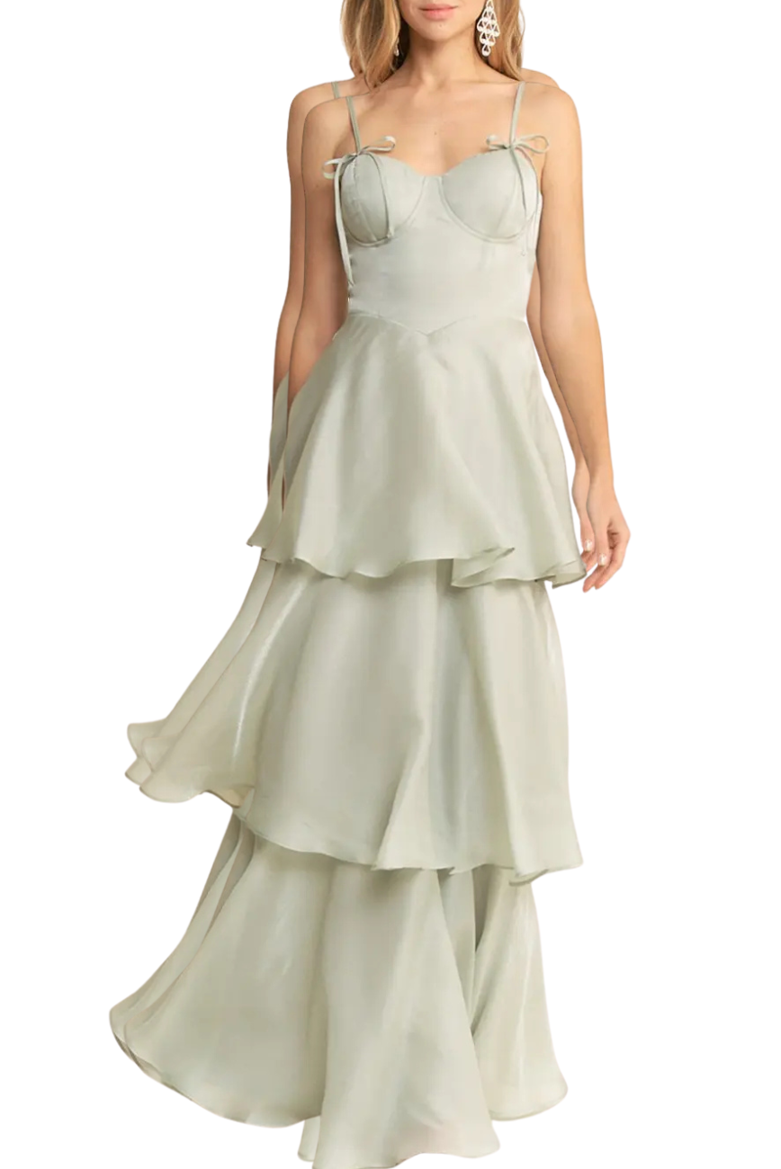 Tiered Pastel Gown – Fashion Forum