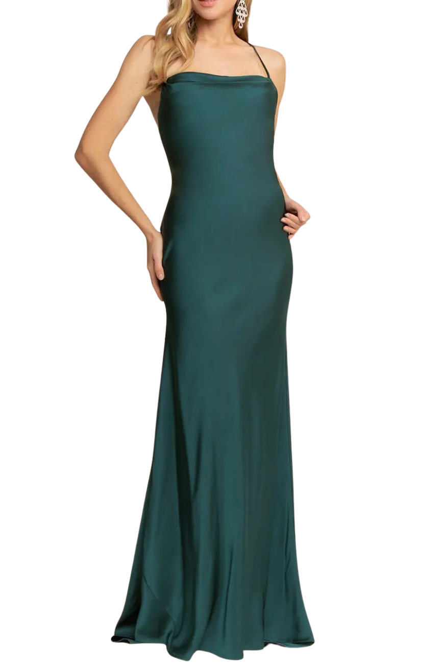 Cowl Neck Gown – Fashion Forum